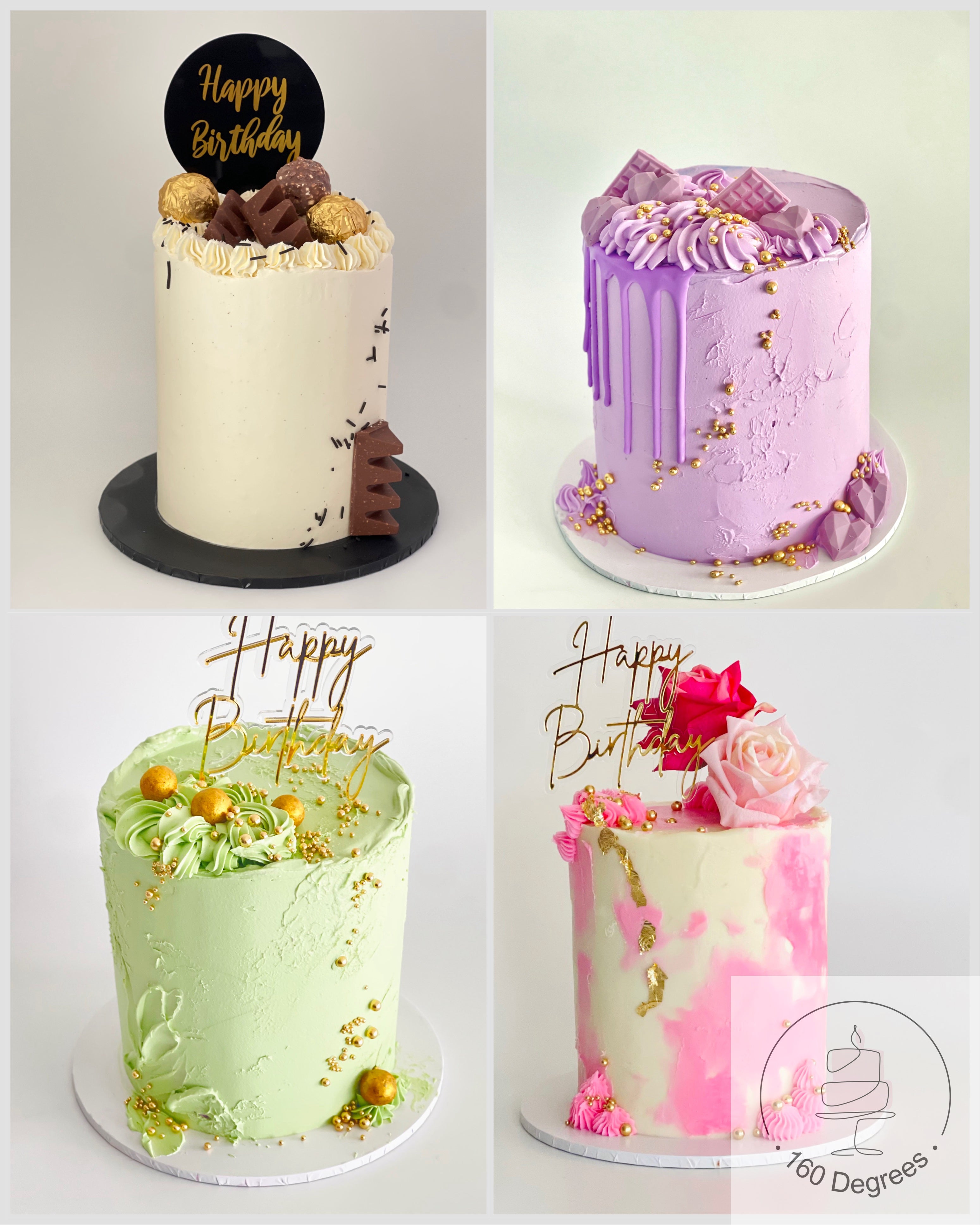 Signature Cakes | Brisbane Cakes Cupcakes Cookies – 160 Degrees