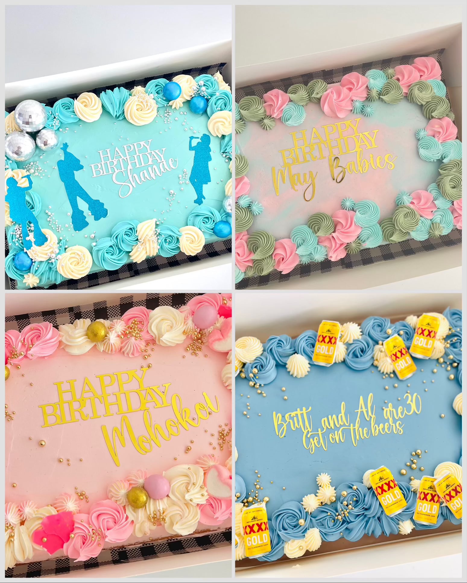 Rectangle Cakes Brisbane – 160 Degrees