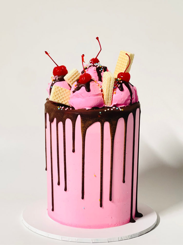 Ice cream Sundae Cake - Pink – 160 Degrees